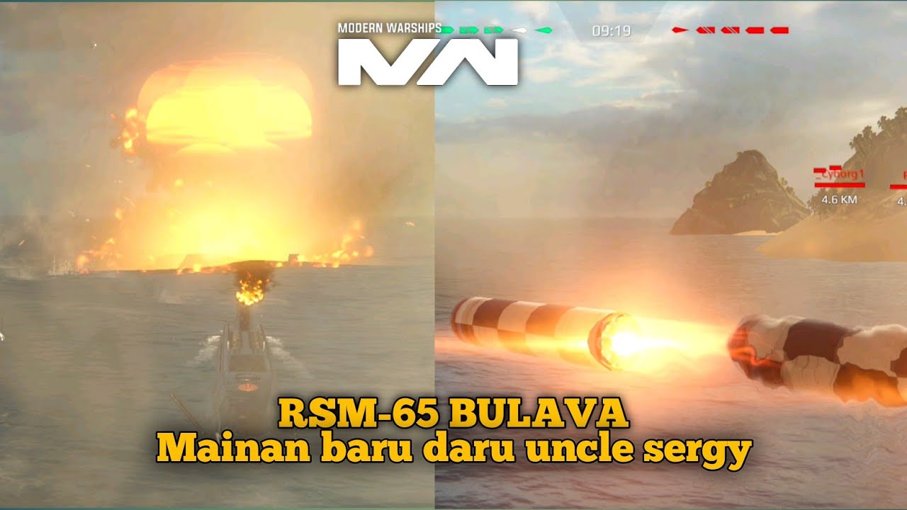 RSM-56 Bulava nuclear explosion compilation | Modern Warship new update ...