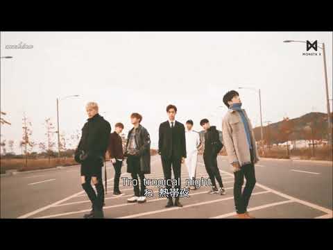 【日本語字幕/カナルビ/歌詞】MONSTA X(몬스타엑스)：Tropical night (열대야)