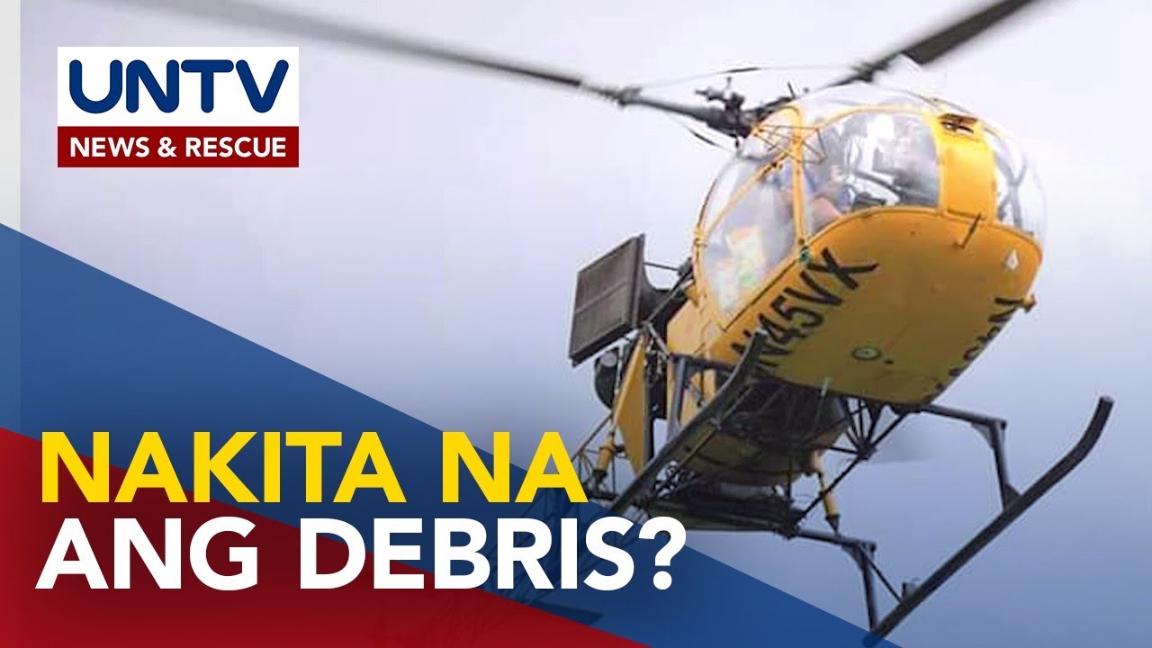 Debris na posibleng bahagi ng nawawalang chopper sa Palawan, natagpuan ...