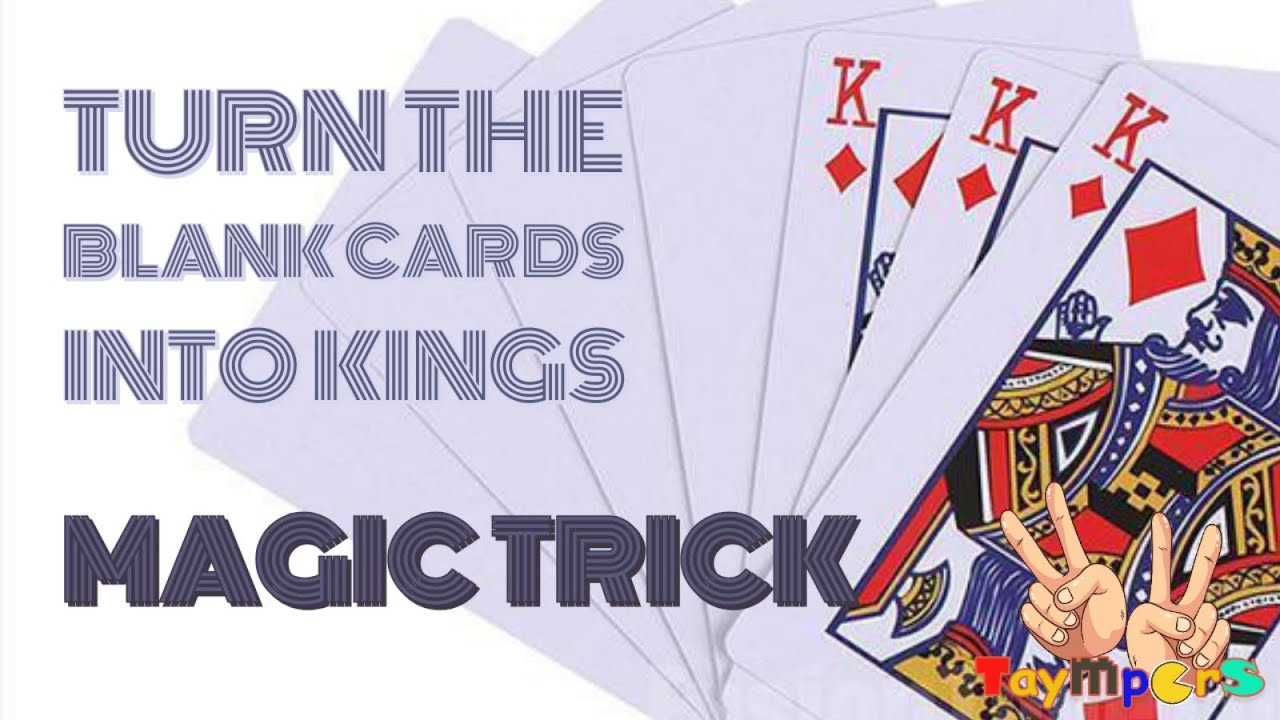 Magic Trick - Change 3 blanks into King - YouTube