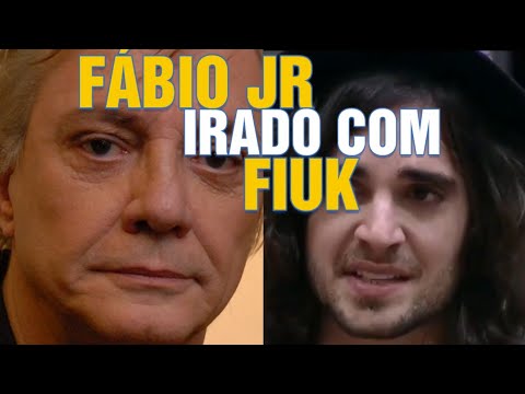Fábio Jr está revoltado com discurso de Fiuk no BBB21 e quebrou até vaso