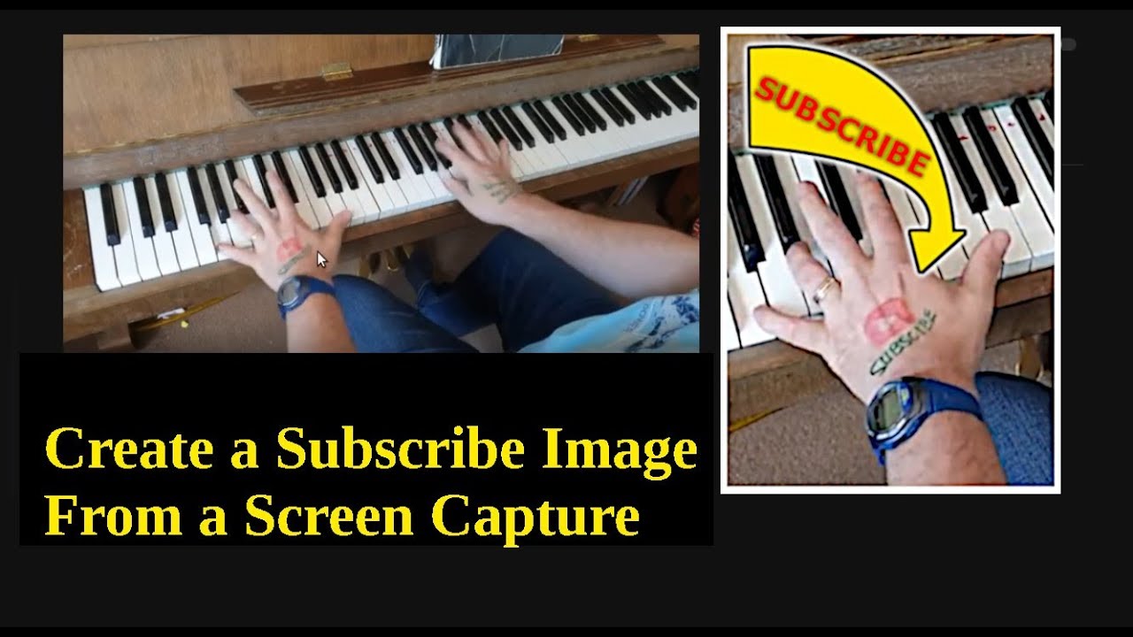 Crazy Dad Music Subscribe Image Gimp Tutorial - YouTube