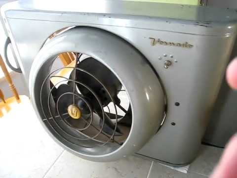Antique Vornado Window Fan - A30W1 No. A - 3 Speed - YouTube