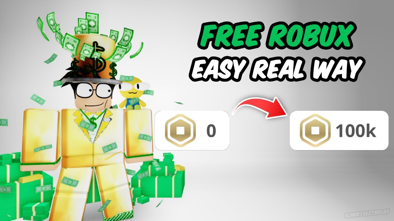 HOW TO GET FREE ROBUX IN ROBLOX 2024 😮 (REAL WAY) - YouTube