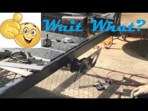 Relocating the License Plate on my trailer (Father Son Trailer Build ...