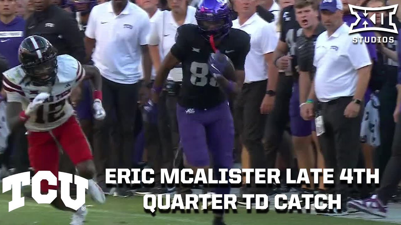 Eric McAlister's Massive Go-Ahead 84-yard TD vs. Texas Tech - YouTube