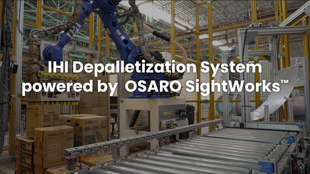 IHI Depalletization System Powered by OSARO SightWorks™ - YouTube