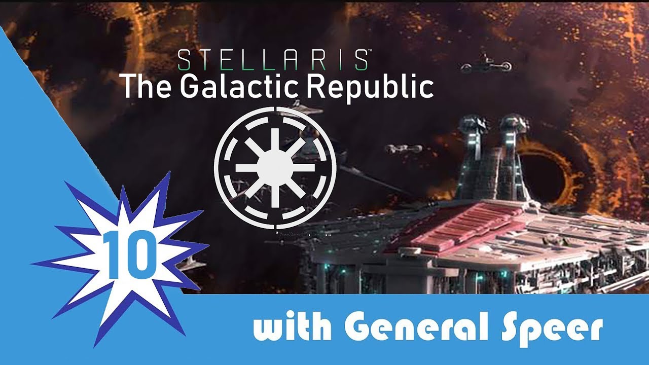 Stellaris The Galactic Republic Episode: 10 Starbase Management - YouTube