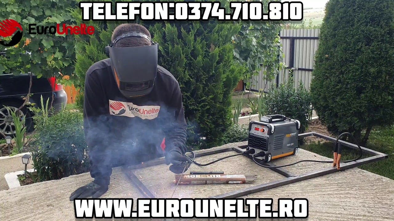APARAT DE SUDURĂ PROCRAFT RWI 320 - YouTube
