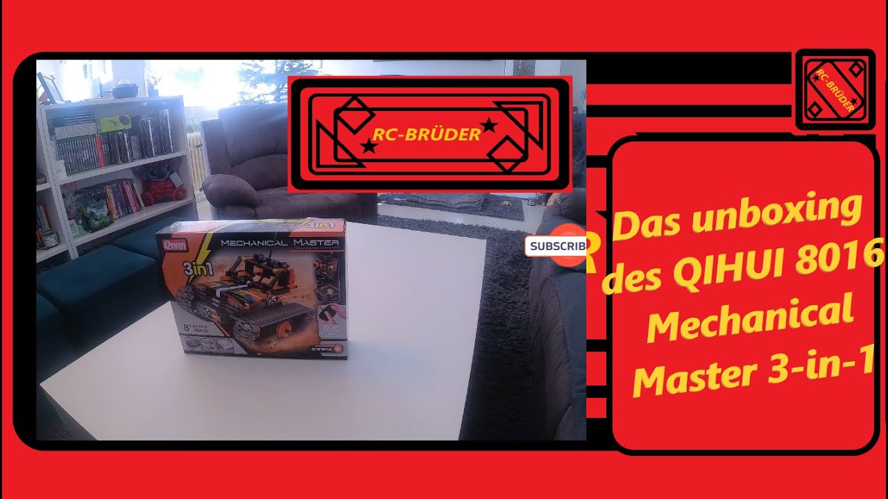 Das unboxing des QIHUI 8016 Mechanical Master 3 in 1 / RC-BRÜDER - YouTube