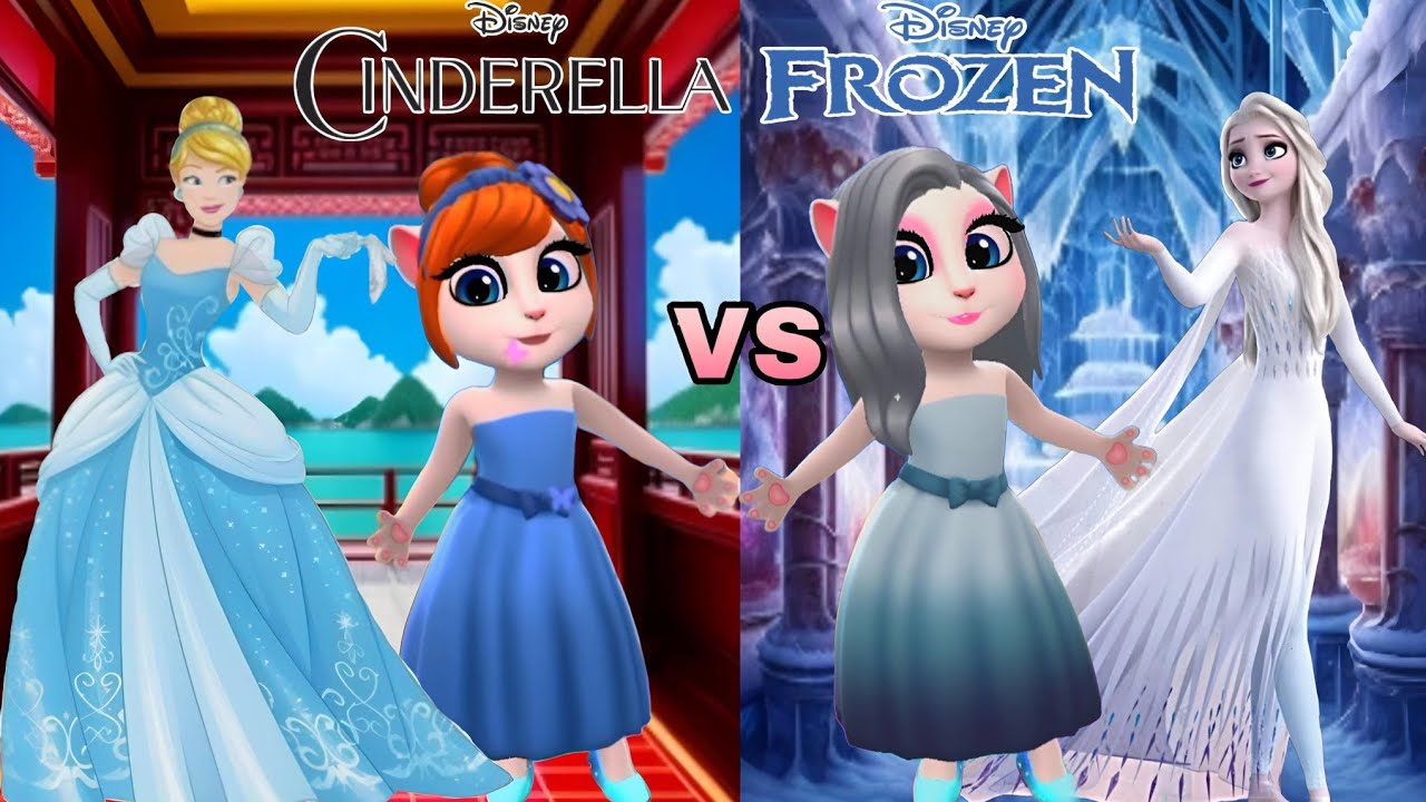 Cinderella vs Elsa new updated gameplay video 🤩💖 - YouTube
