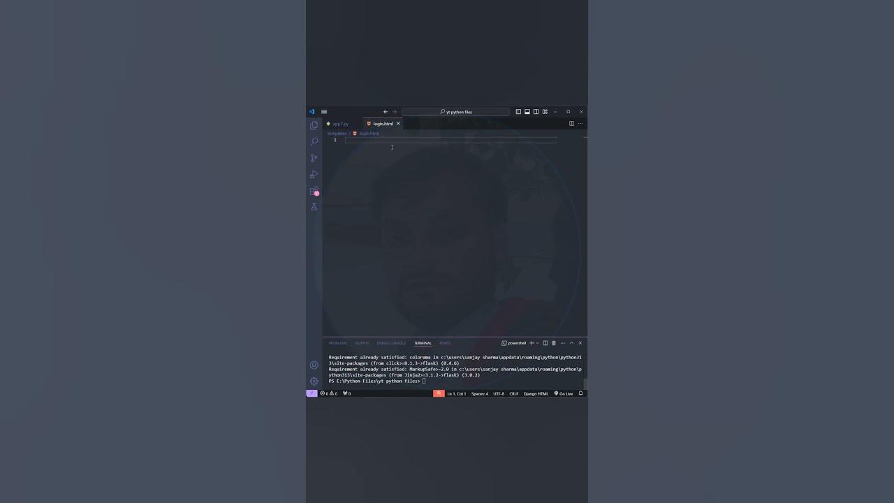 How to Implement Login and Logout Functionality in Flask App In Python - YouTube
