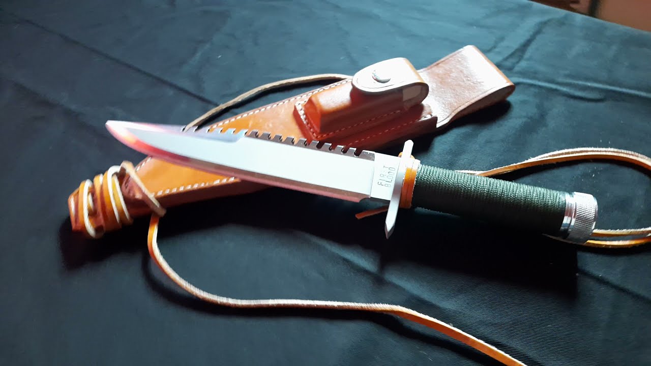 Faca Rambo 1 - First Blood - Encomendas - Artesanais - YouTube