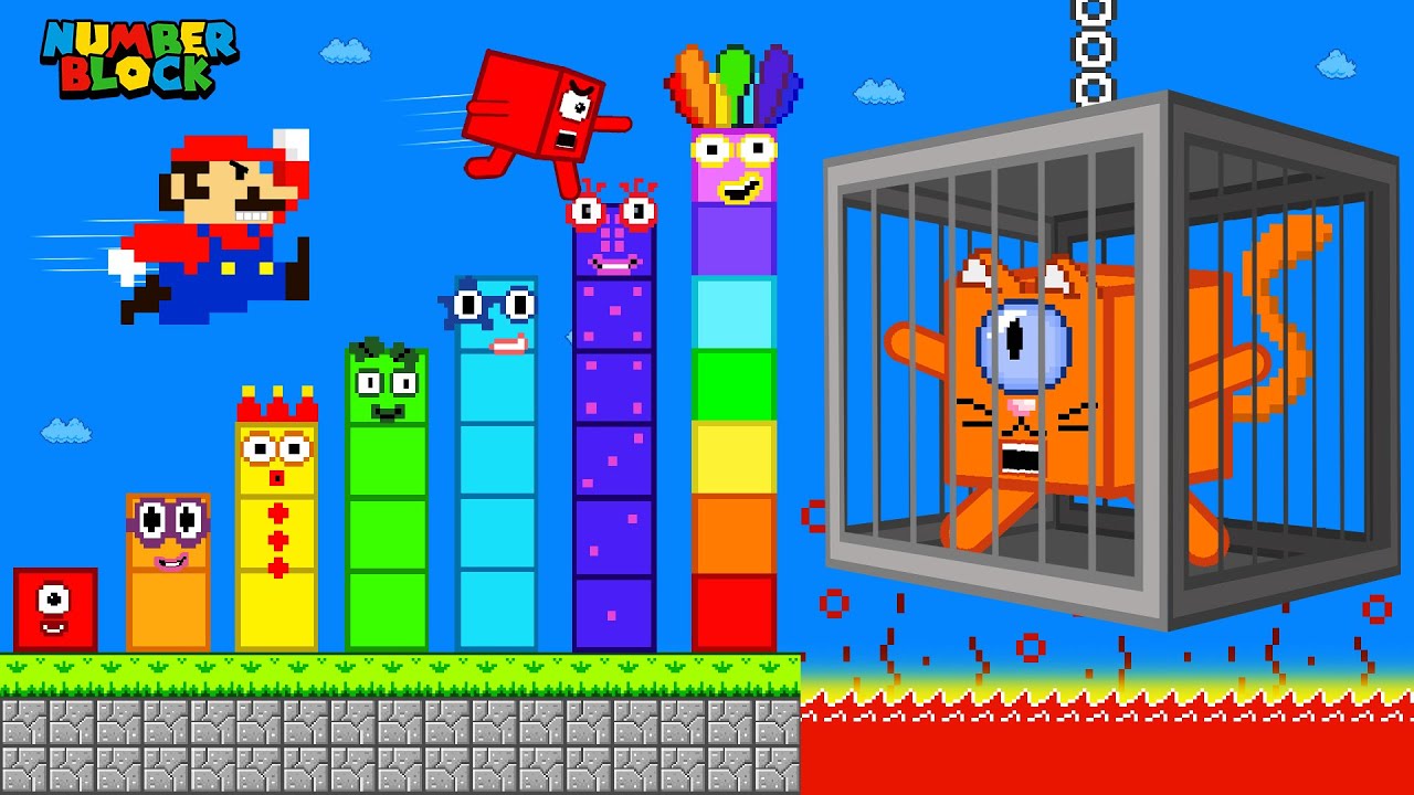 Mario and Numberblocks 1: Cat’s Rescue | Cat, Where Are You? | Game ...