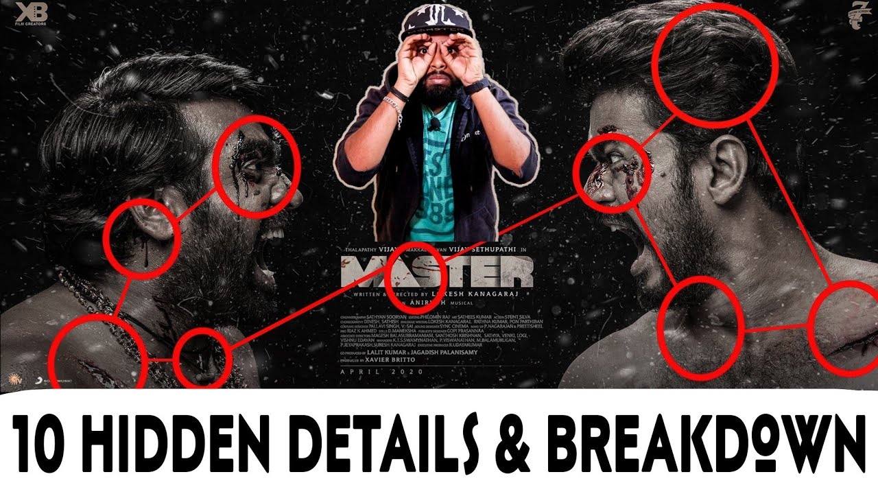 10 Hidden Details & Breakdown Of Master Third Look 🥺 -Unexpected |Vijay ...
