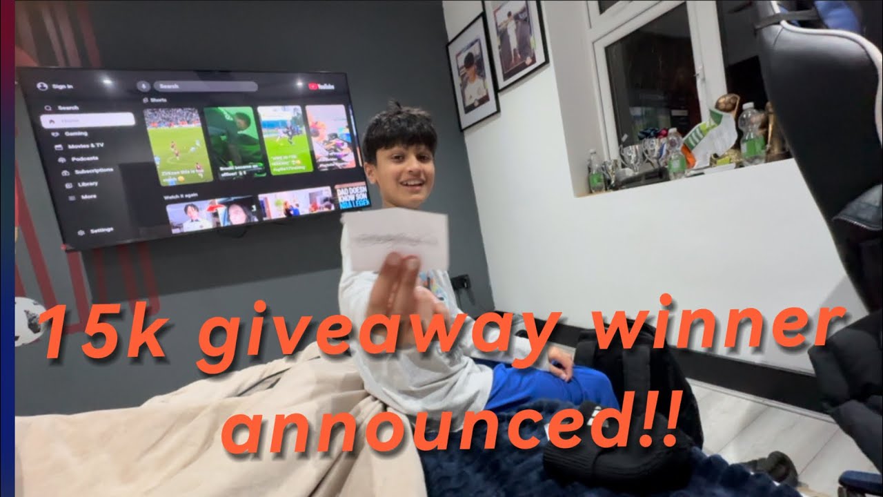 Giveaway Winner Announced!!! - YouTube