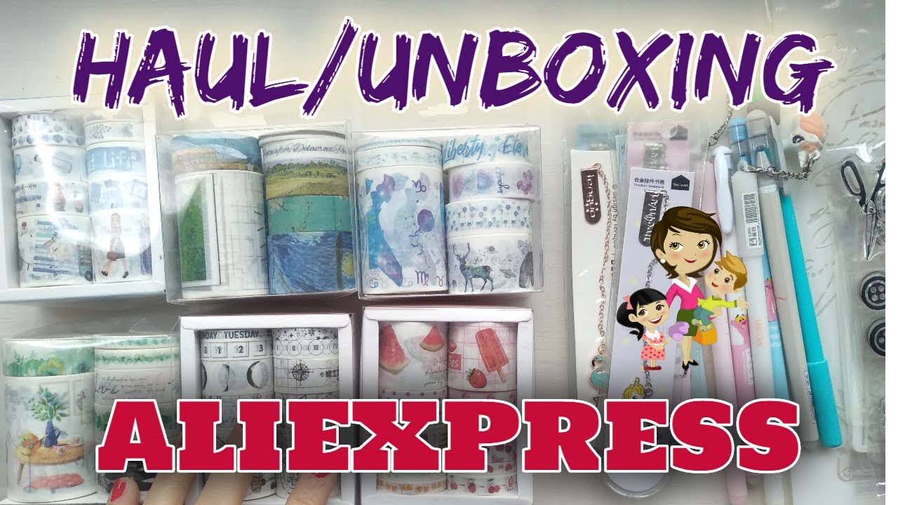 HAUL/UNBOXIN 🔝de Aliexpress. Materiales para manualidades🖌 - YouTube