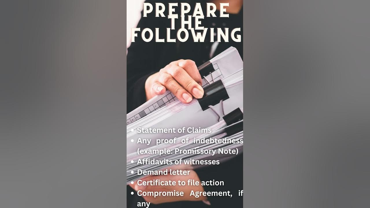 Filing Small Claims Cases in the Philippines - YouTube