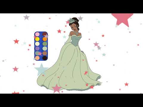 Drawing Tutorial: Princes Tiana #princesstiana #theprincessandthefrog