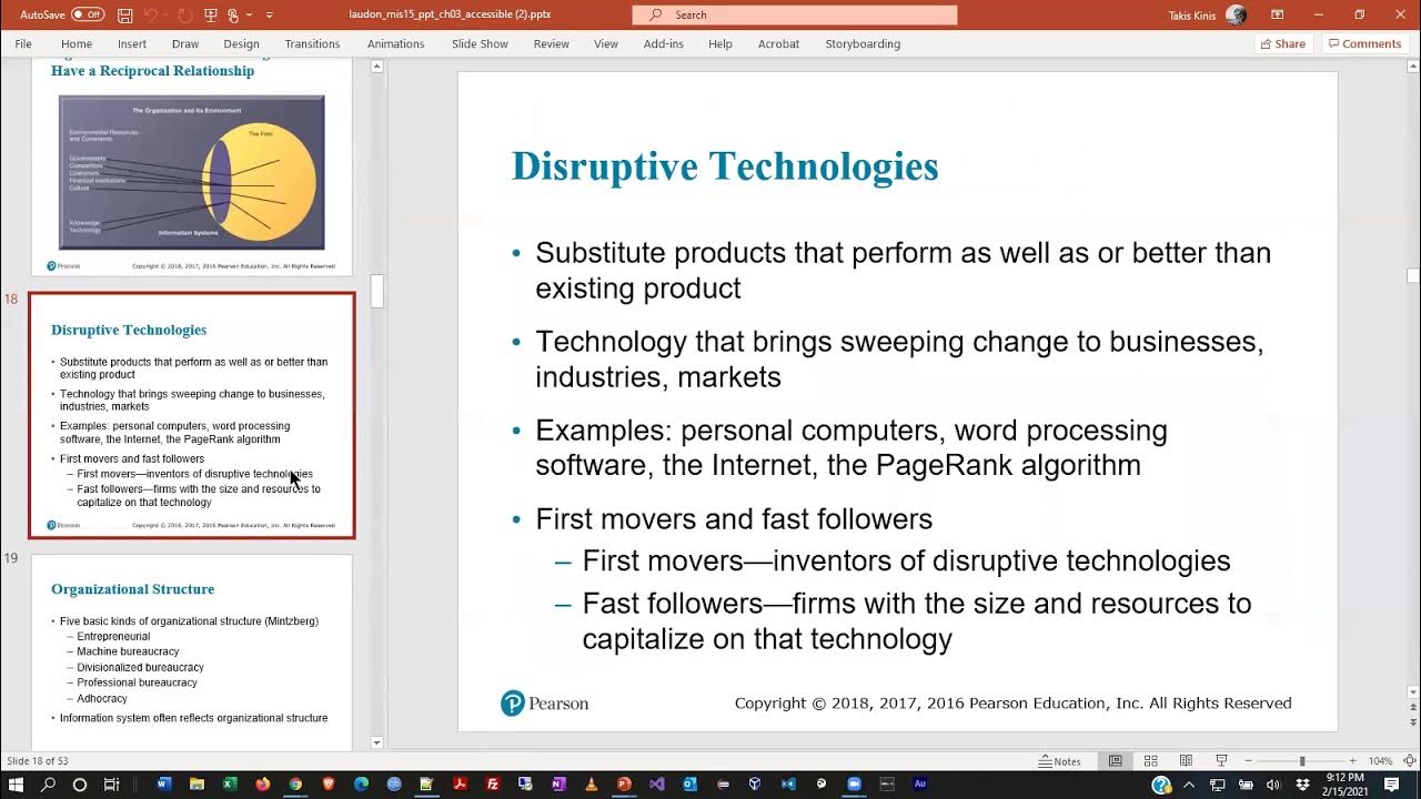 Intro to MIS - Chapter 3 Lecture - Spring 2021 - YouTube