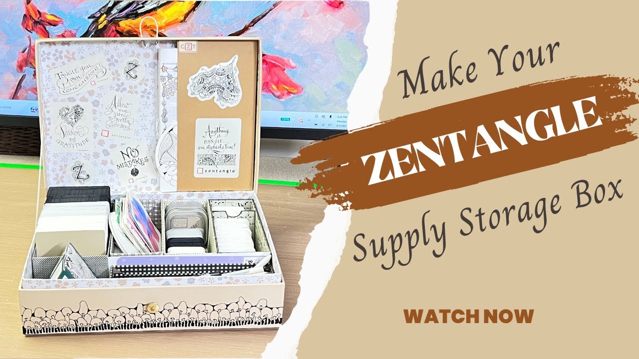Make your own Supply Storage Box - YouTube