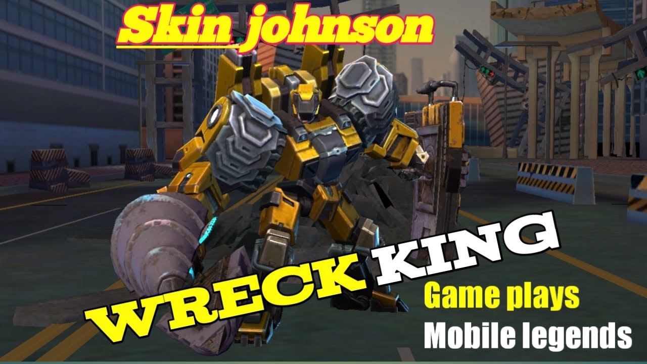 Tutorial Cara bermain JOHNSON skin WRECK KING !!gameplay mobile legends - YouTube