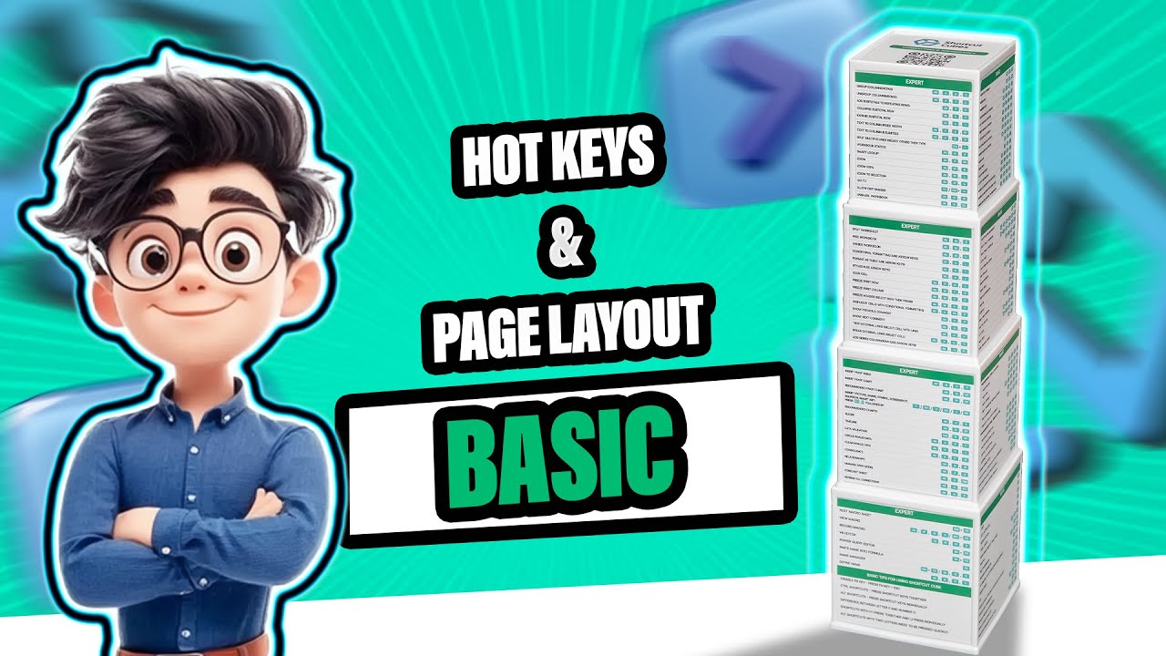 Tutorial 4 - basic: Hot keys & Page layout- Shortcut Cubes for ...
