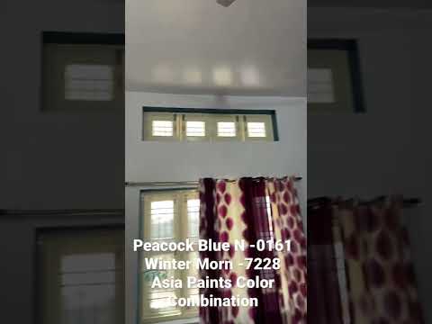 Asian Paints Colour Combination Color code 0161 And 7228 - YouTube