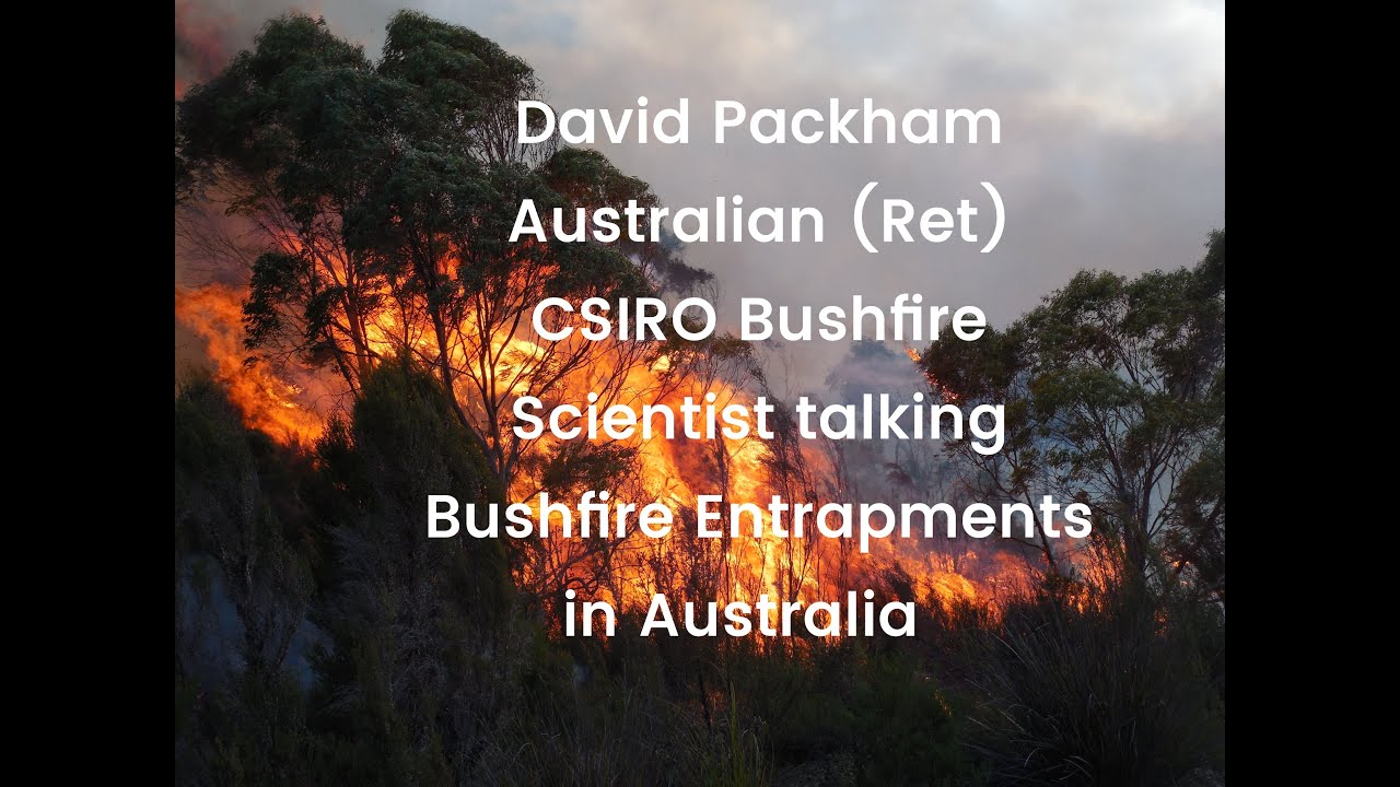 Australian CSIRO (Ret) Bushfire Scientist David Packham discussing Fire ...