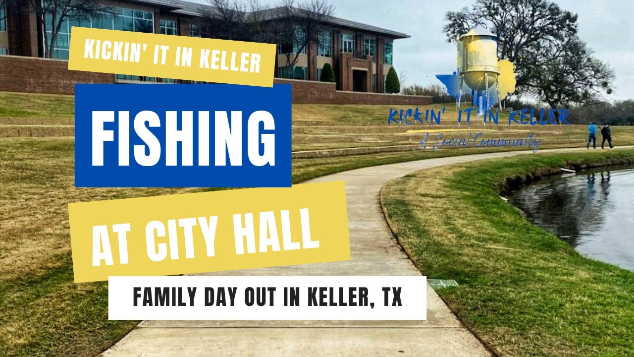 Caught a Huge Bass at City Hall - Fishing Behind City Hall (Town Pond ...