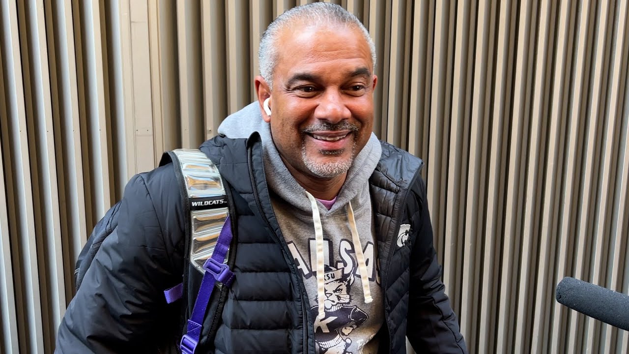 Kansas State Basketball | Jerome Tang speaks as Wildcats arrive in NYC ...