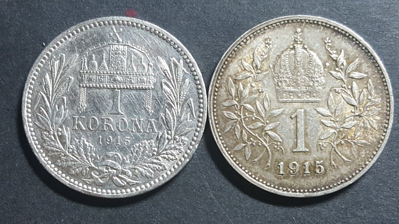Austria-Hungary Empire 1 krone coins - YouTube