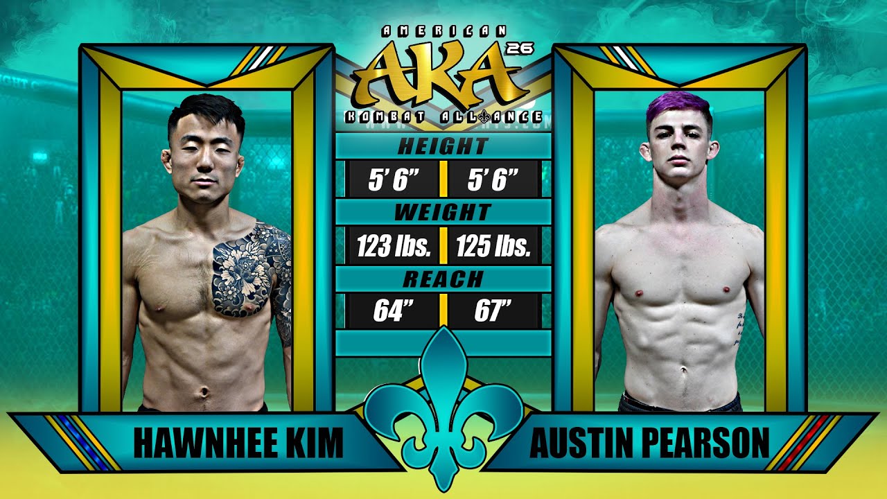 AKA 26 Bout 7 Hawnhee Kim vs Austin Pearson - YouTube