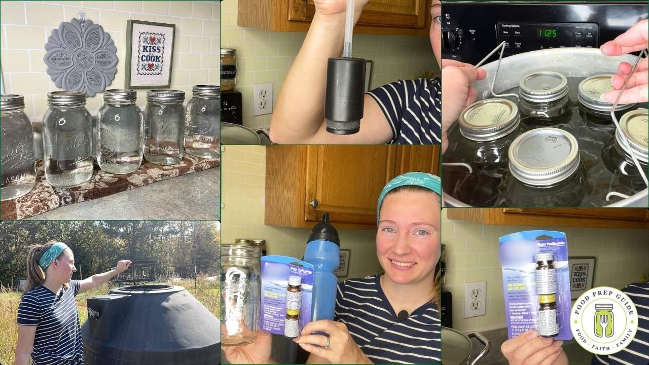 5 Ways to Store Water for Emergencies | Storing Water Long Term - YouTube