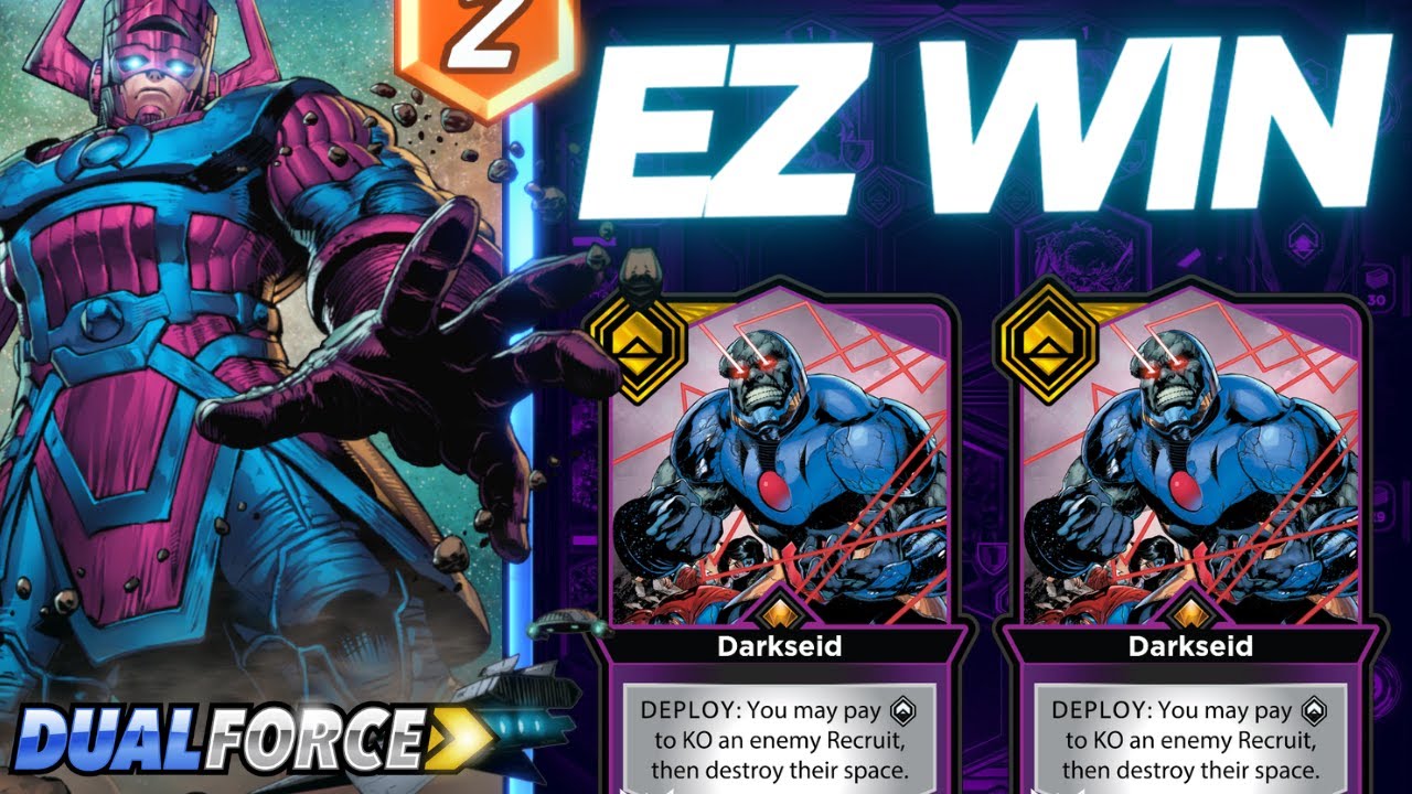 GALACTUS IN DC DUAL FORCE!!! - Double Darkseid COMBO - YouTube