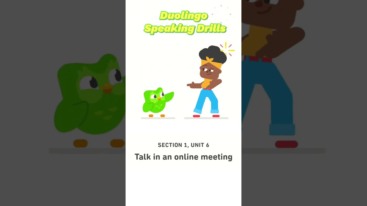 Speaking Drills 6 #duolingoenglish - YouTube