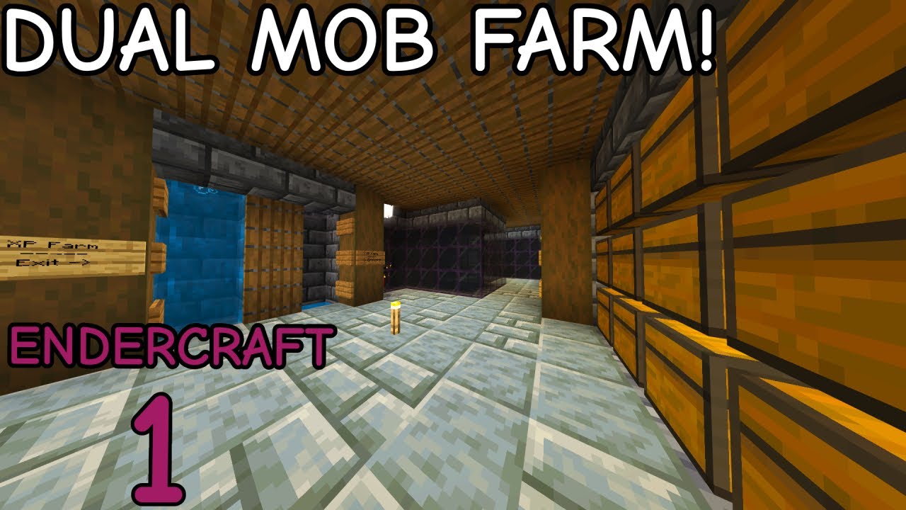 Dual Mob Spawner! - Endercraft SMP (E1S9) - YouTube
