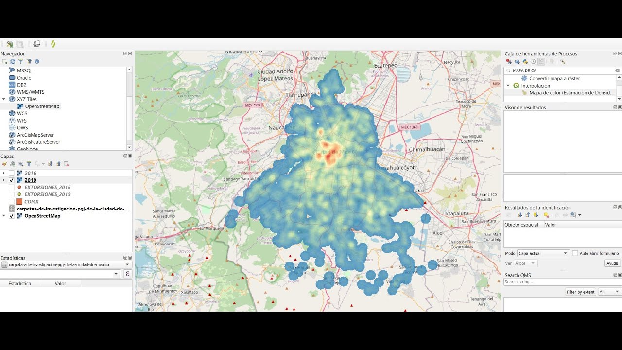 Mapas de Calor (Heatmaps). Uso de QGIS para representar la incidencia ...