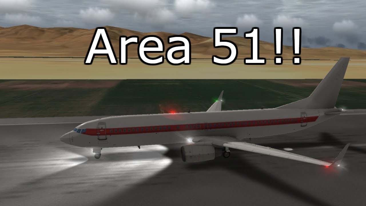 Area 51 In RFS - Real Flight Simulator - YouTube