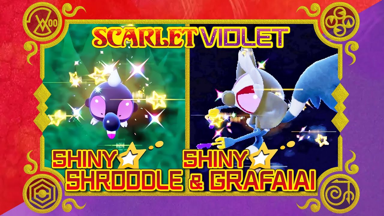 [LIVE!] SHINY SHROODLE Reaction + SHINY GRAFAIAI (kinda) & LIVING SHINY ...