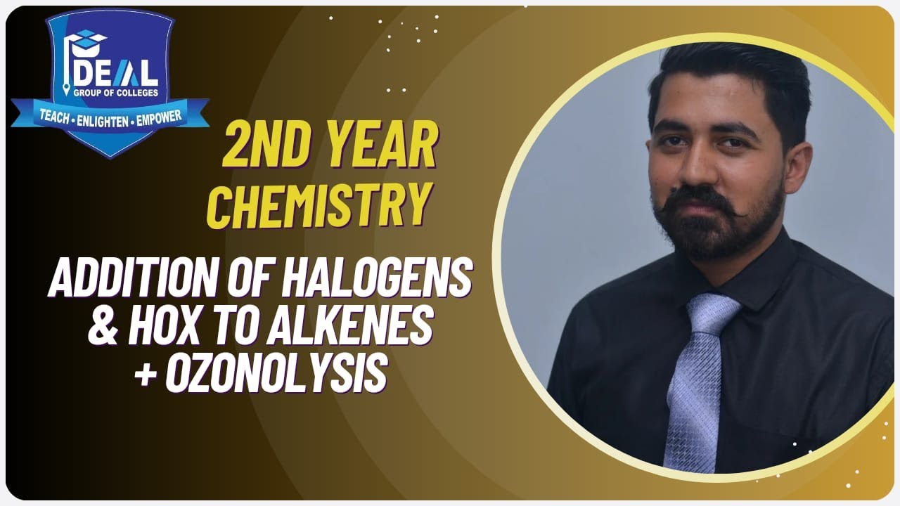 Addition of Halogens and HOX (Hypohalous acid) to Alkenes/ Formation of ...
