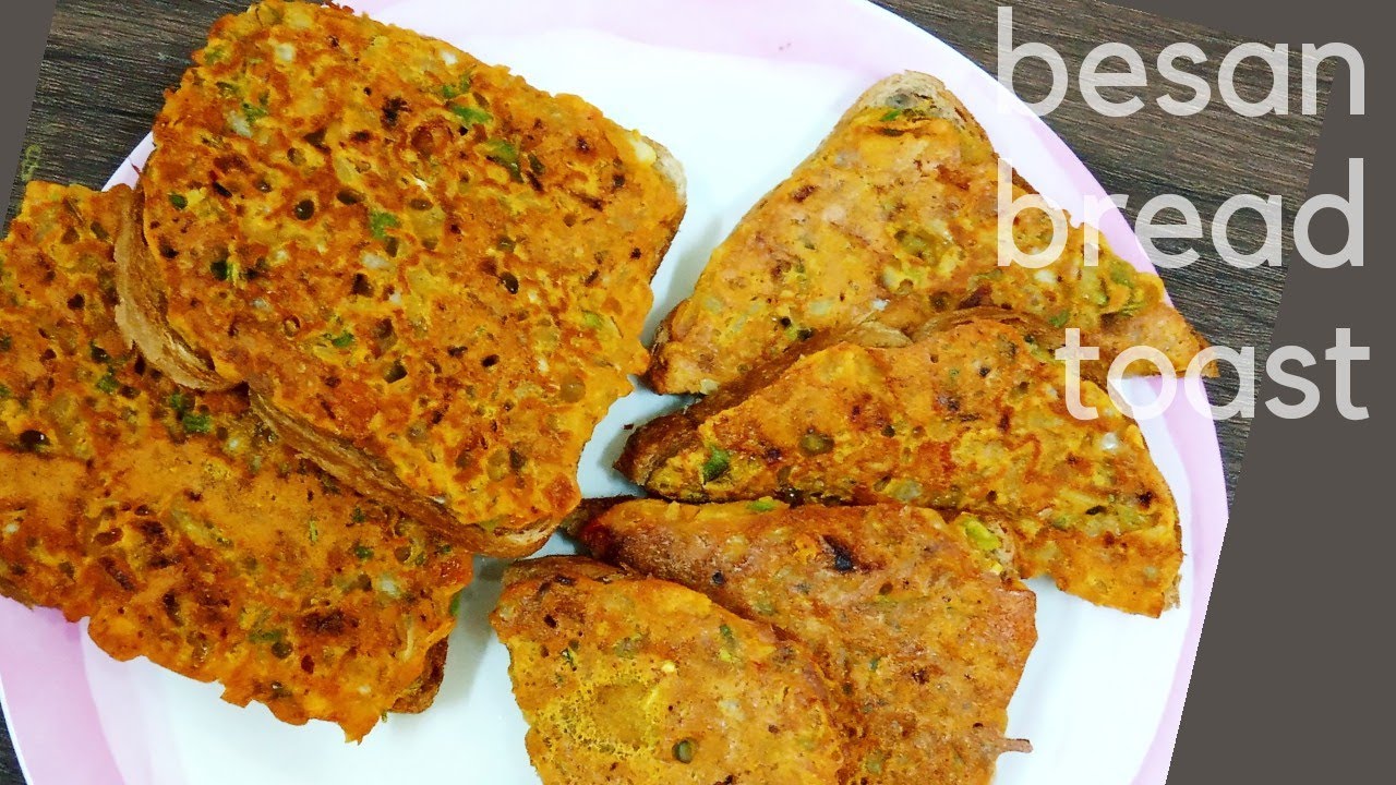 Besan Bread Toast Recipe | Easy tea time snack | Bread recipes # ...