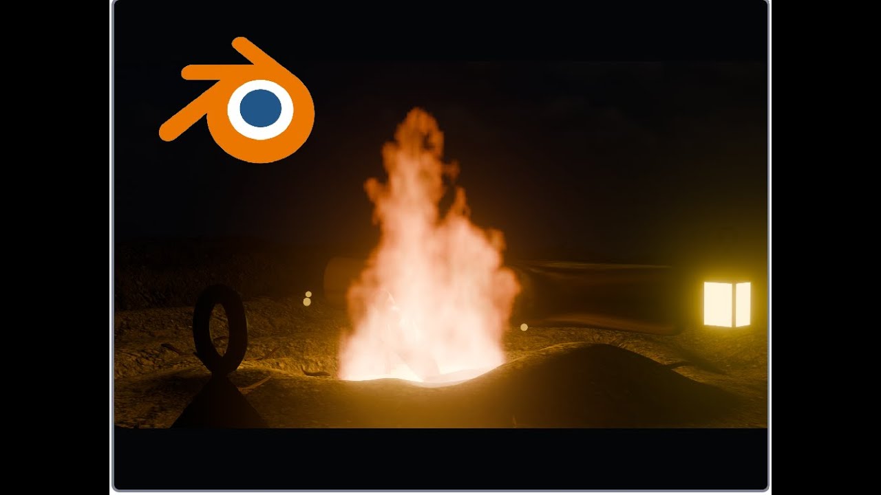 Realistic fire in blender |blender Animation| blender tutorials| # ...
