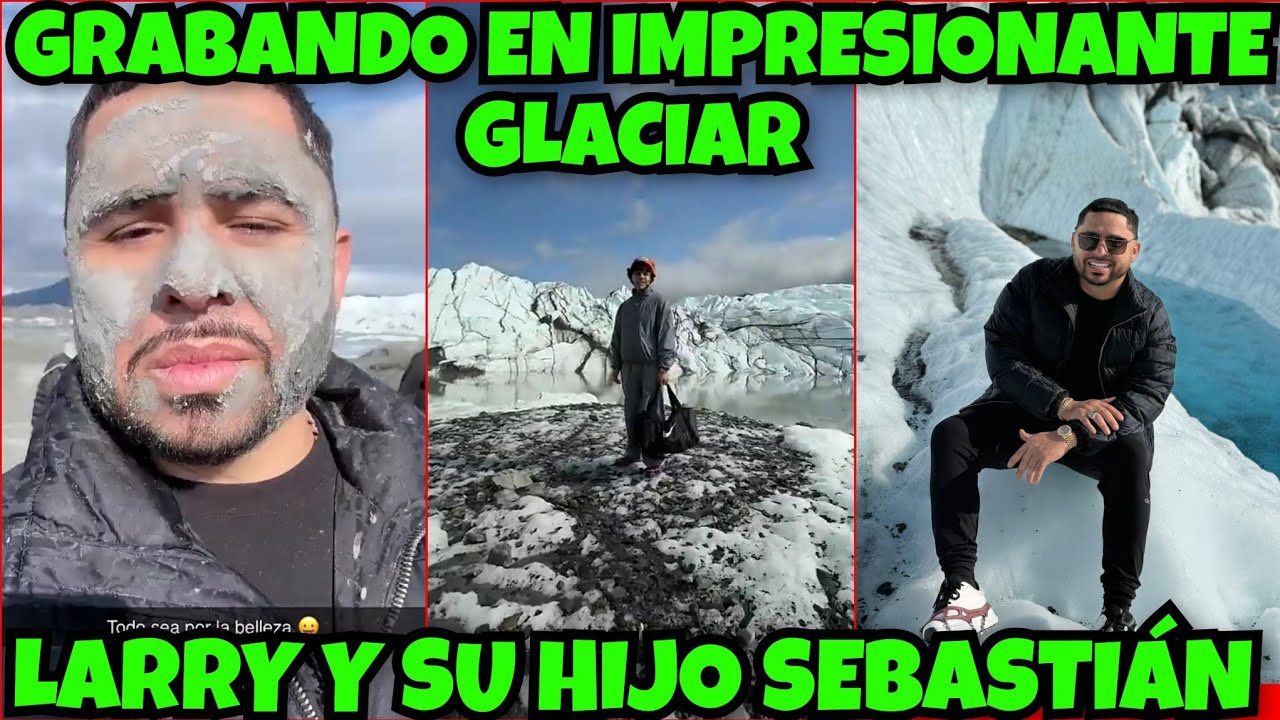LARRY Y SU HIJO EN IMPRESIONANTE GLACIAR DE ALASKA GRABANDO VIDEO ...