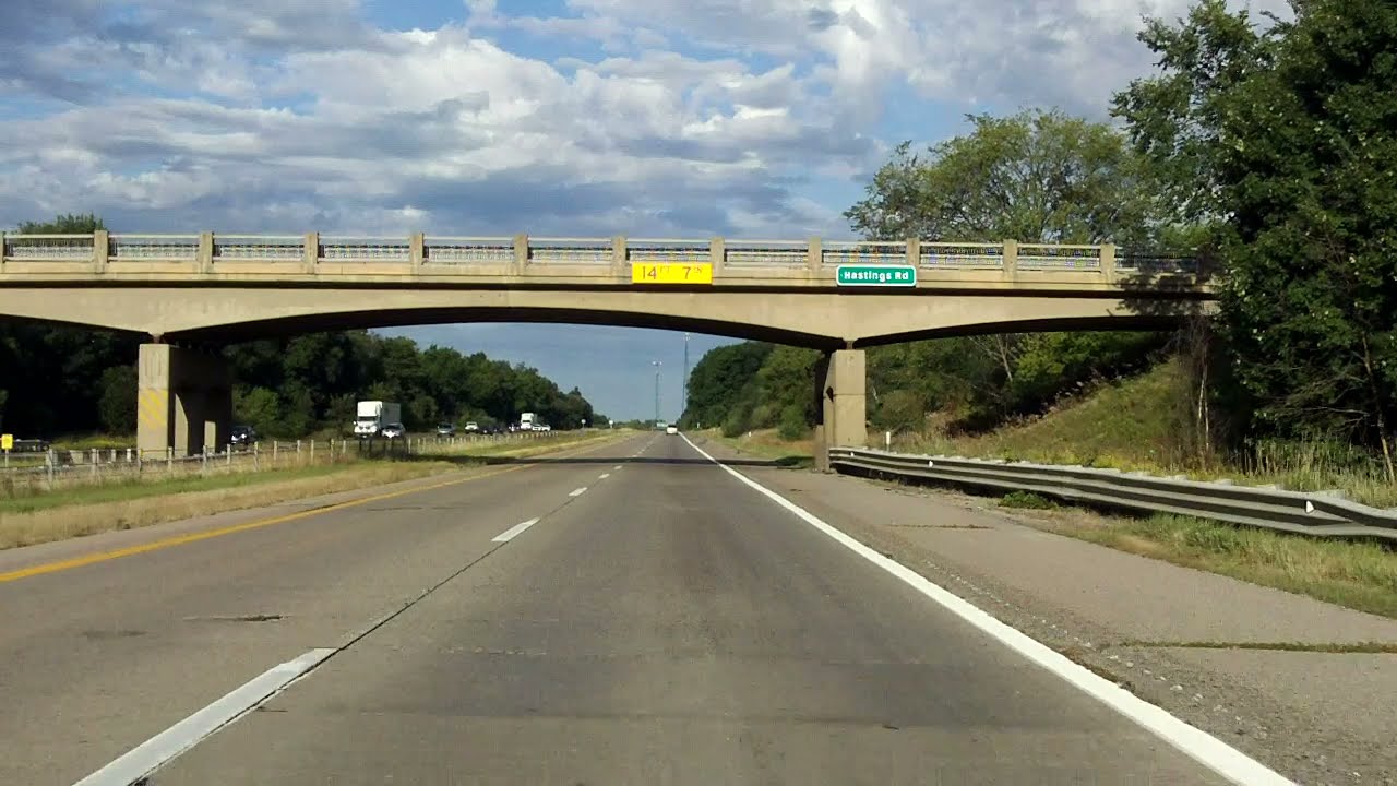 Interstate 96 (Exits 64 to 52) westbound - YouTube