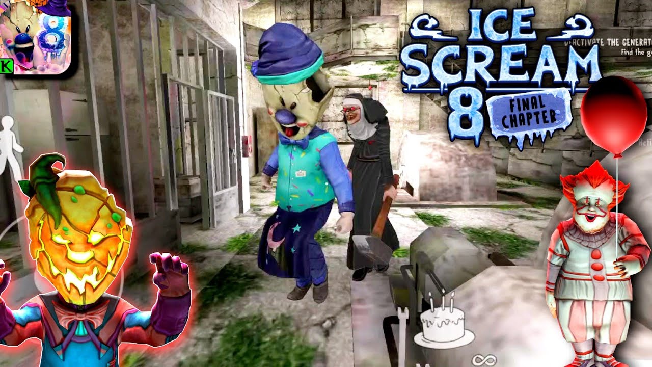 Ice Scream 8 Boris,Rod & Evil Nun in Laboratory | Update - YouTube