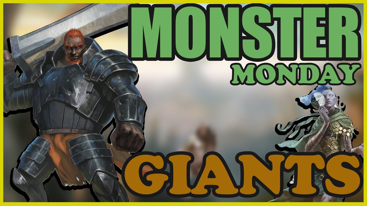 The Stone Throwing Behemoths (Giants) - Monster Monday - Dungeons ...