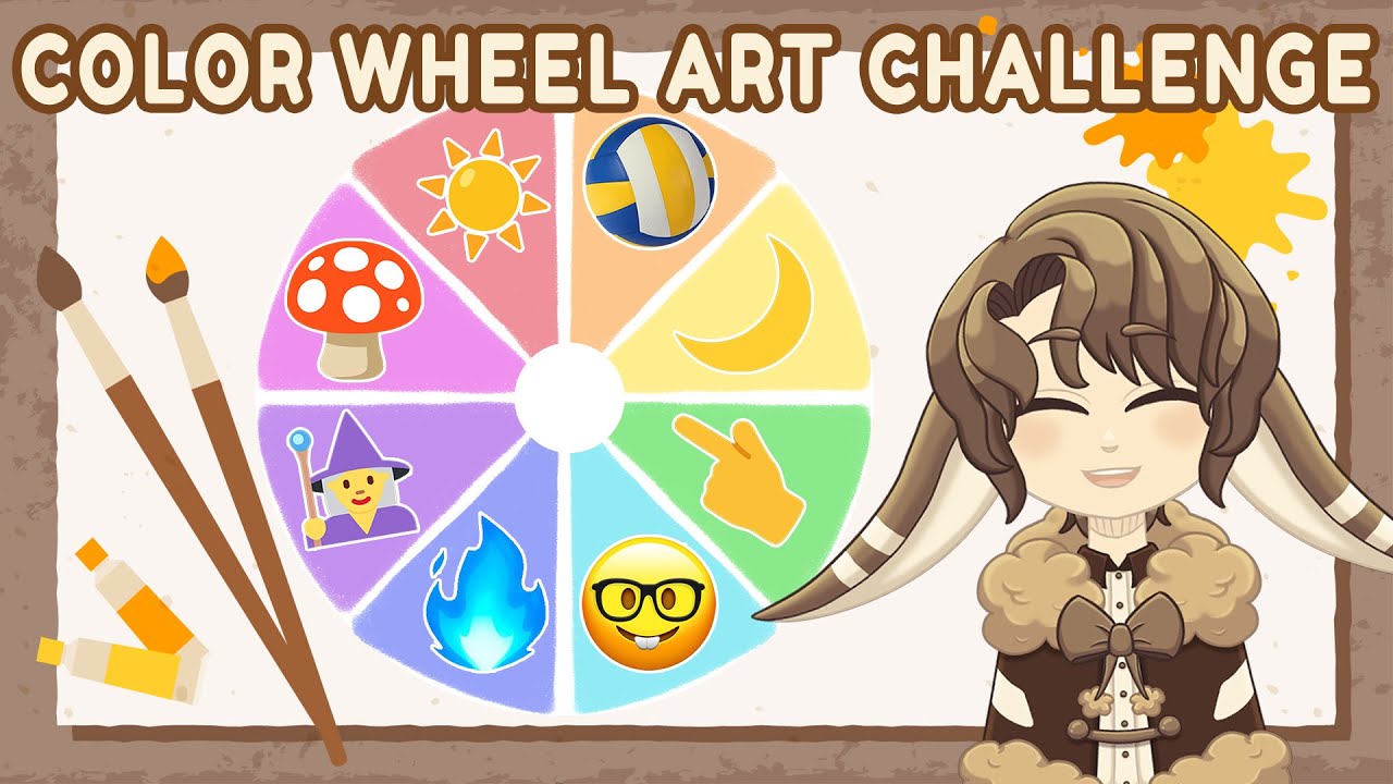 Let's Doodle ️ - Color Wheel Art Challenge!🎨【Art Stream】 - YouTube