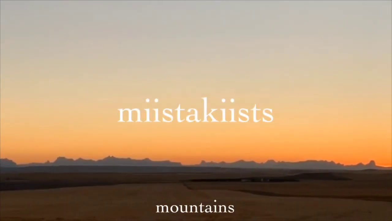 Pikuni Word of the Day | miistakiists - YouTube