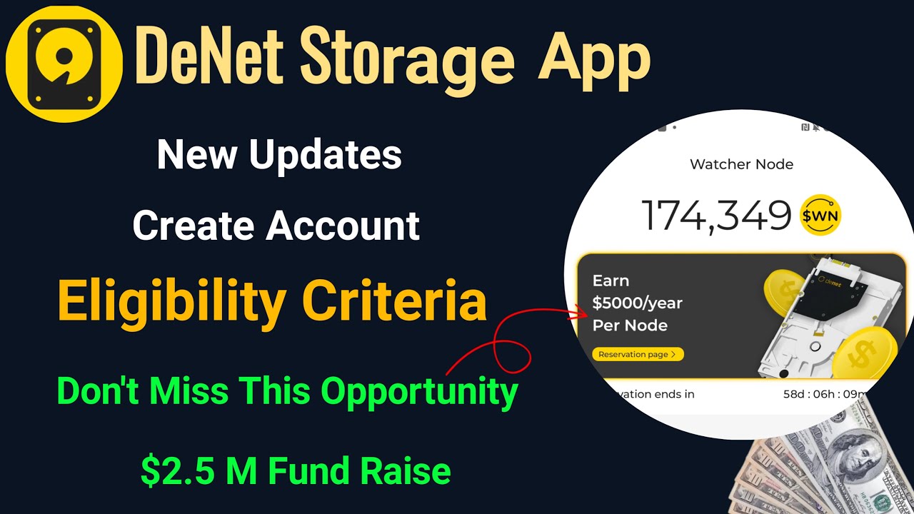 Denet Storage App New Update | Watcher Node New Update | Denet Storage ...